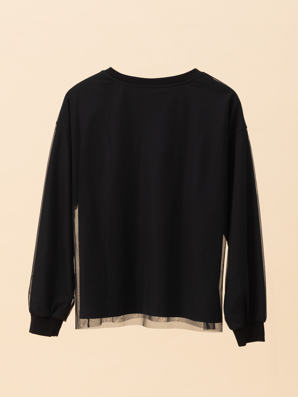 馬戲團帳篷網紗疊層上衣