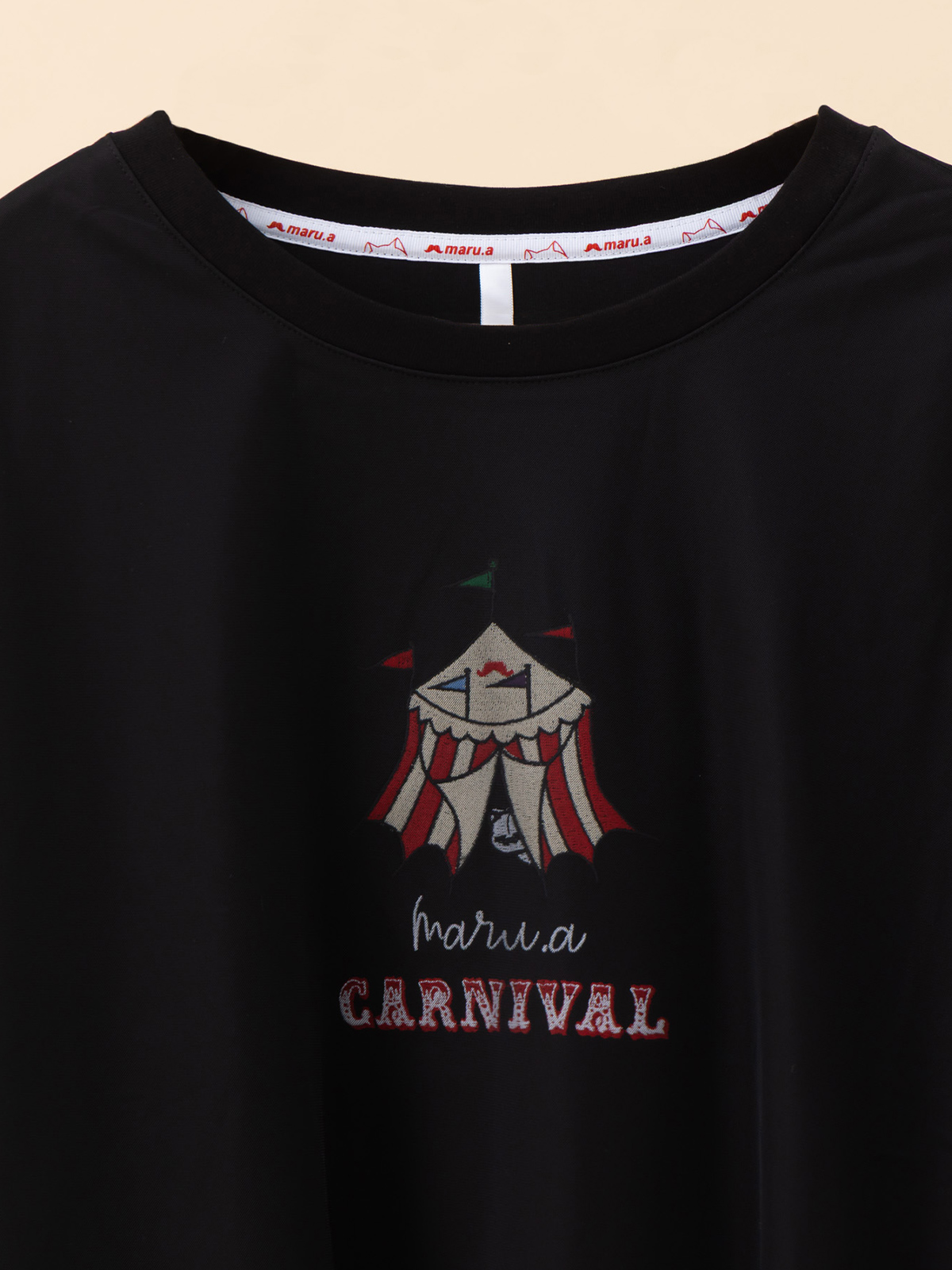 馬戲團帳篷網紗疊層上衣